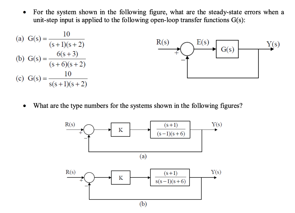 Solved » For the system shown in the following figure, what | Chegg.com