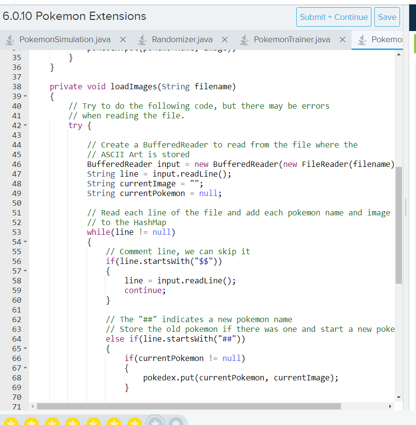 Solved 6.0.10 Pokemon Extensions 1 public class | Chegg.com