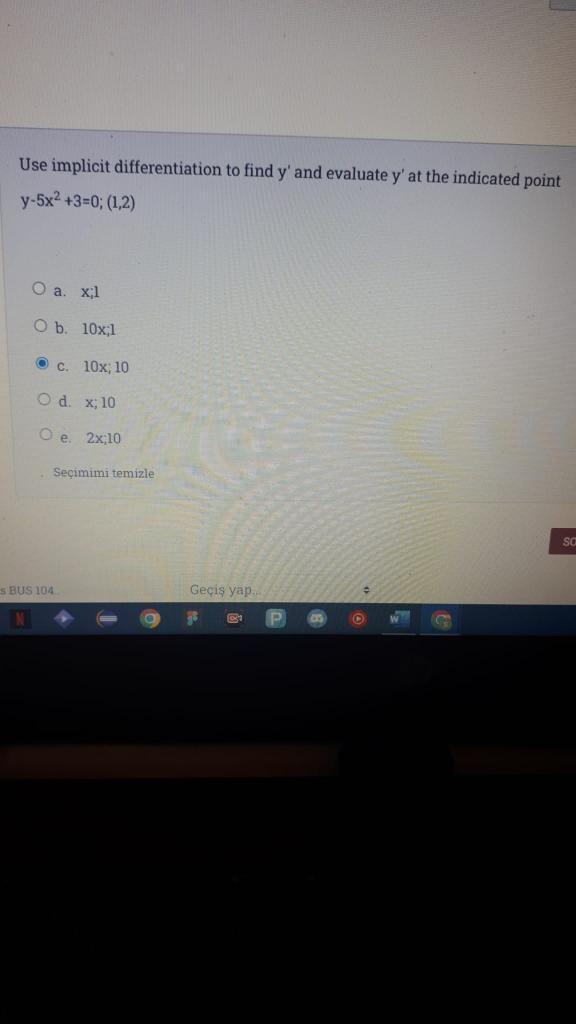 Solved Use implicit differentiation to find y′ and evaluate | Chegg.com
