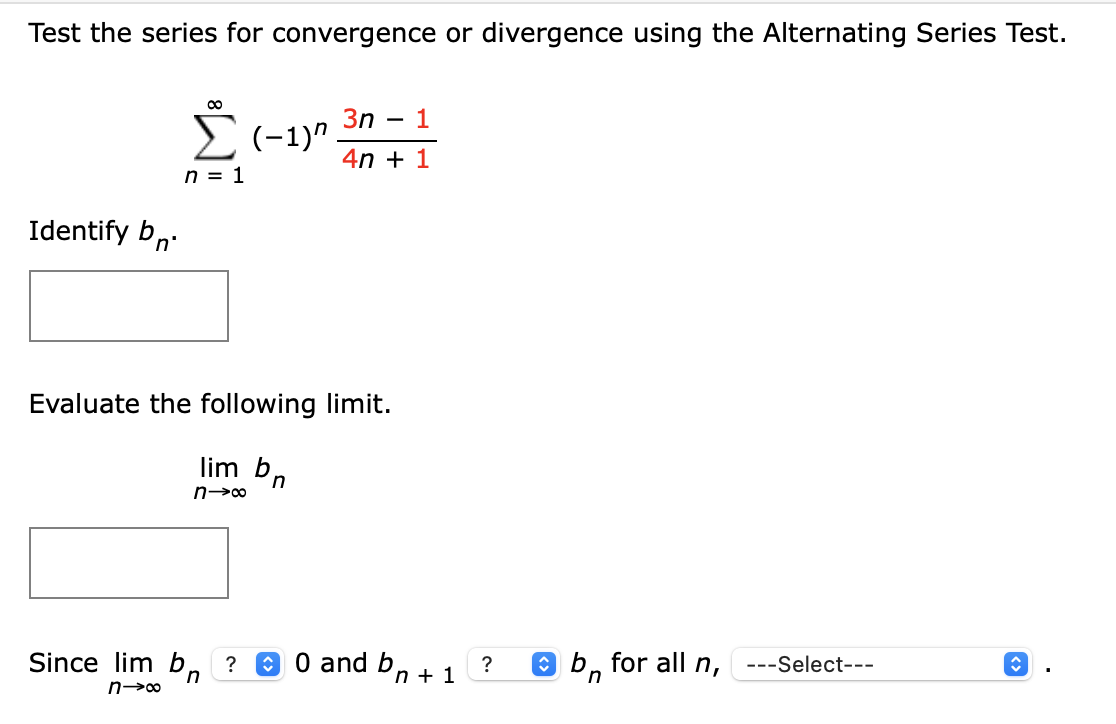 Solved Test the series for convergence or divergence using | Chegg.com