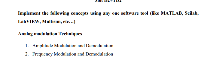 Solved Implement the following concepts using any one | Chegg.com