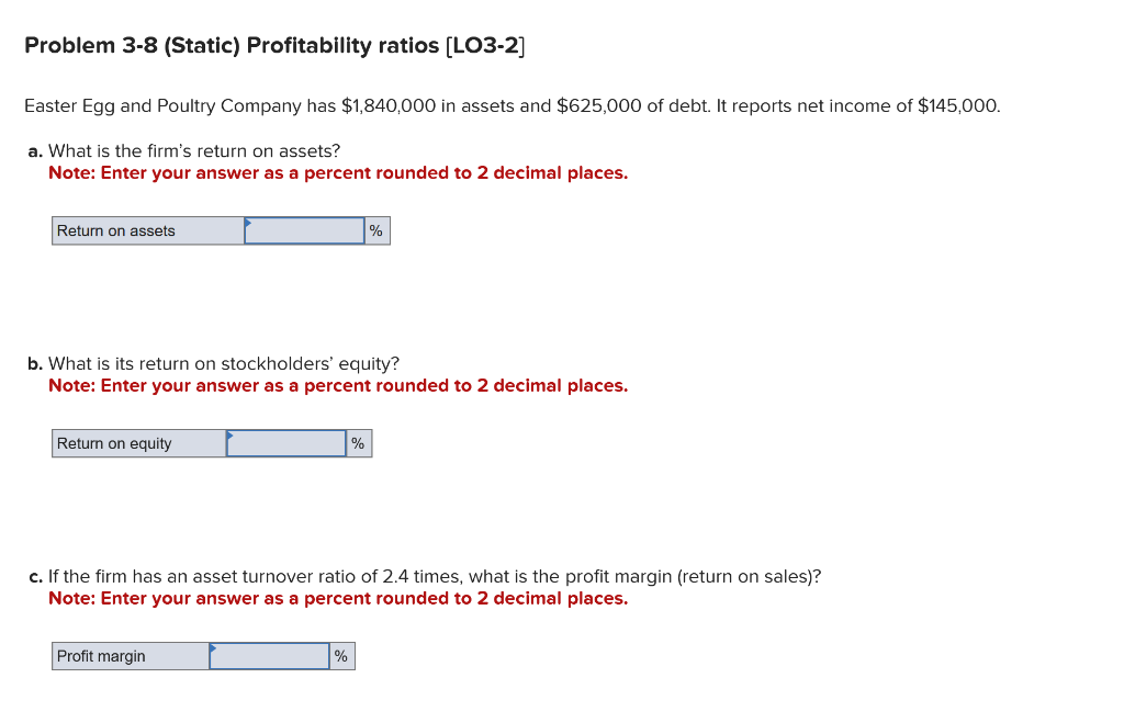 Solved Easter Egg and Poultry Company has $1,840,000 in | Chegg.com