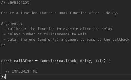 Solved /* Javascript! Create a function that run anot | Chegg.com
