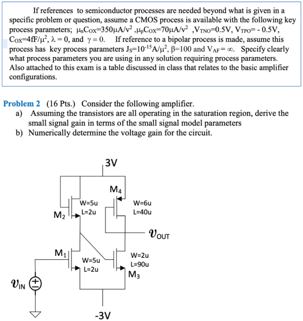 If references to semiconductor processes are needed | Chegg.com