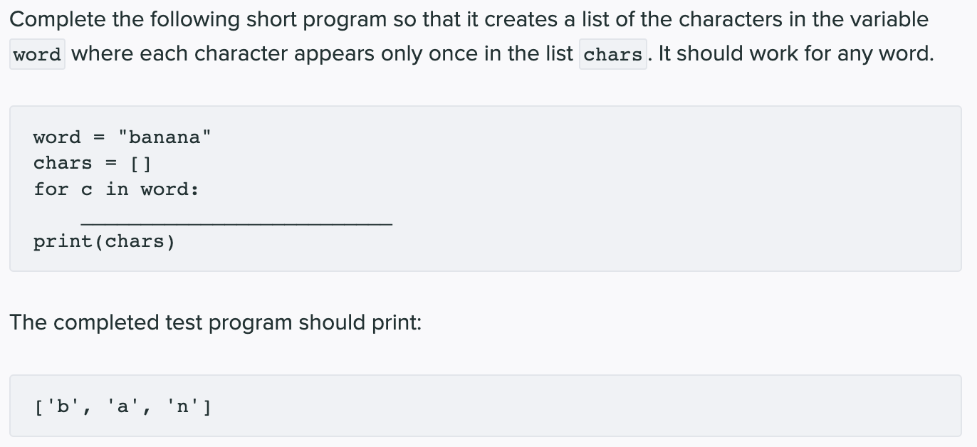 Solved Complete the following short program so that it | Chegg.com