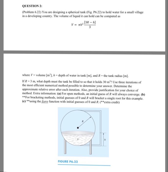 Solved QUESTION 2: Problem 6.22) You are designing a | Chegg.com