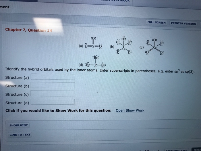 Solved ment FULL SCREEN PRINTER VERSION Chapter 7, Question | Chegg.com