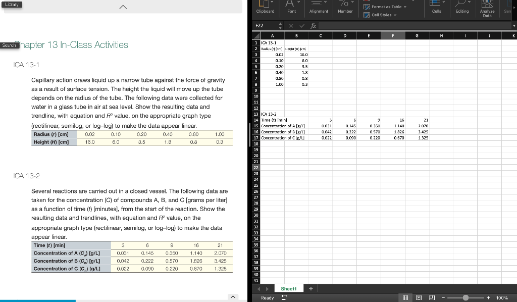 Solved Lierary А" 7o Number Clipboard Fant Alignment Format | Chegg.com