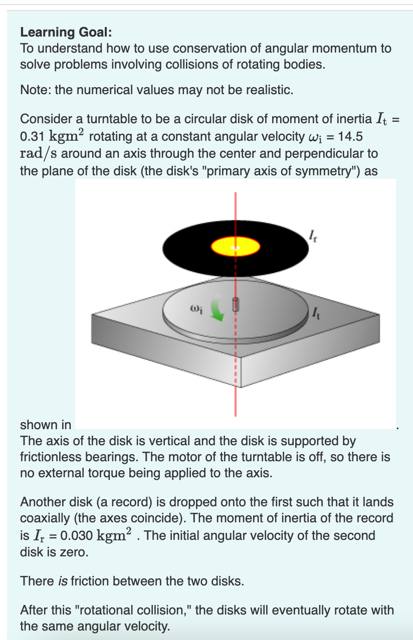 Solved Learning Goal: To understand how to use conservation | Chegg.com