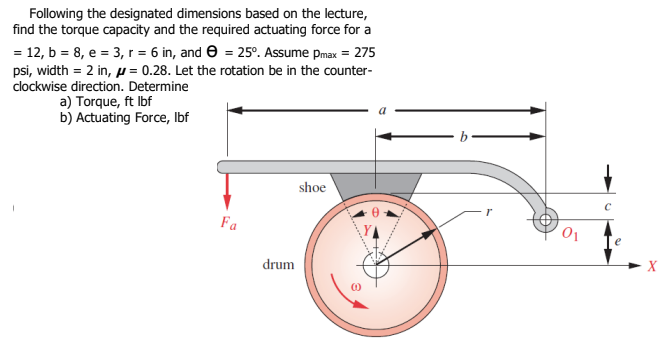 Solved Following the designated dimensions based on the | Chegg.com