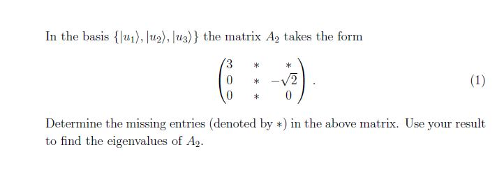 Solved (a) The trace of an operator M is defined by where | Chegg.com