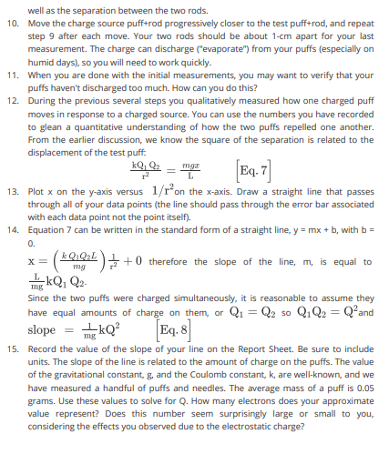 This first part is the lab procedure which should | Chegg.com