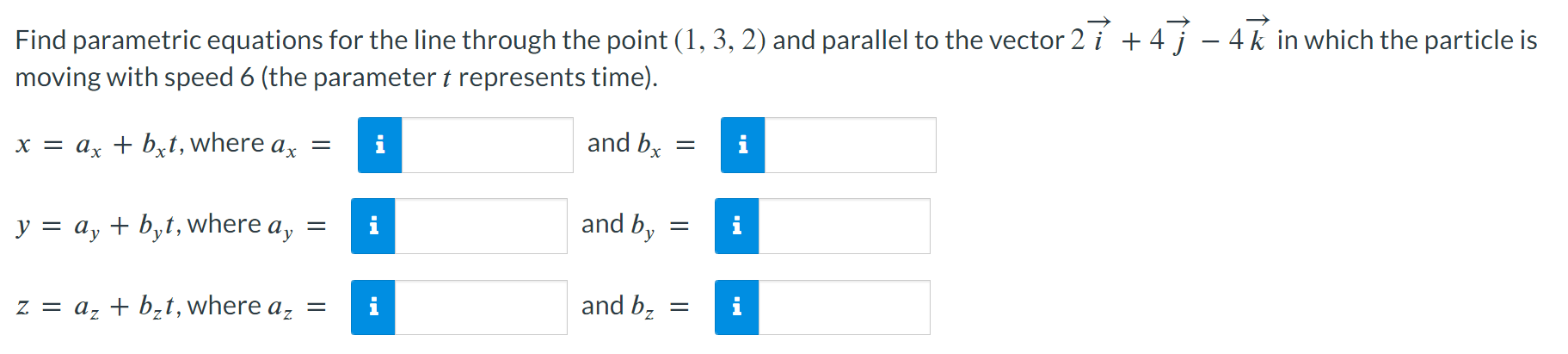 Solved Find parametric equations for the line through the | Chegg.com
