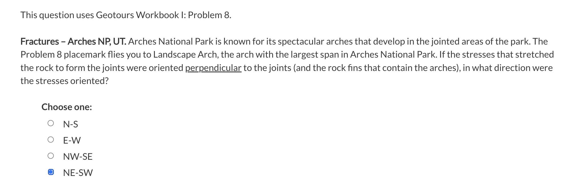 Solved This question uses Geotours Workbook I: Problem 8. | Chegg.com