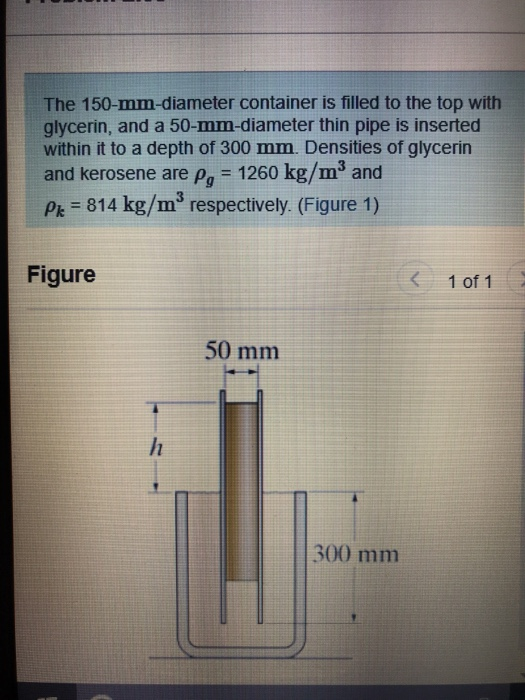 Solved The 150-mm-diameter container is filled to the top | Chegg.com