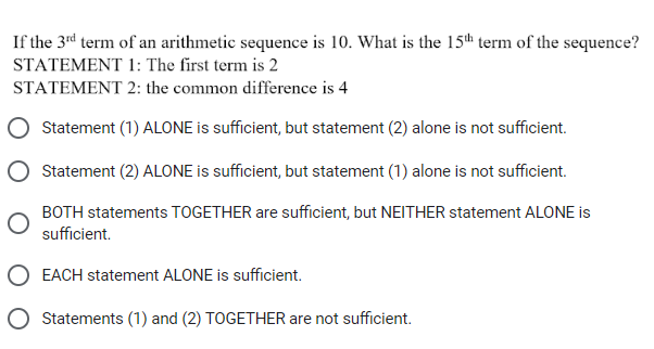 Solved If the 3rd ﻿term of an arithmetic sequence is 10 . | Chegg.com