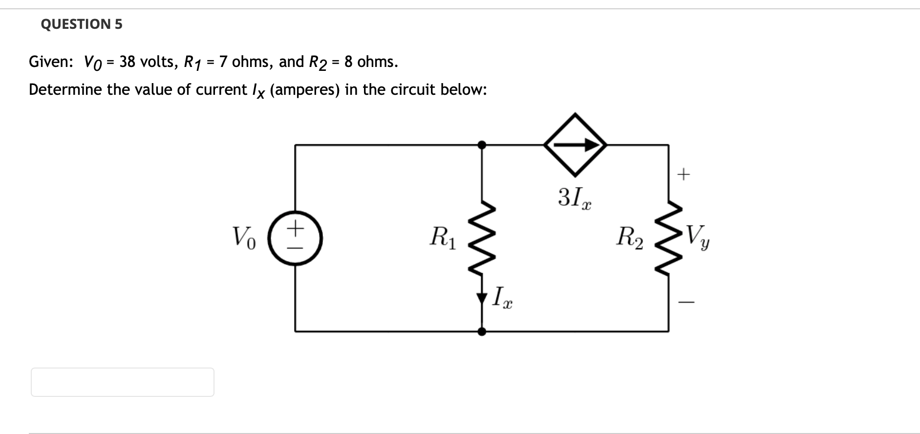 Solved In the circuit below, the following voltages are | Chegg.com