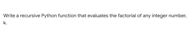 Solved Write A Recursive Python Function That Evaluates The 7988