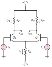 Solved 3 Consider the differential amplifier shown in Figure | Chegg.com