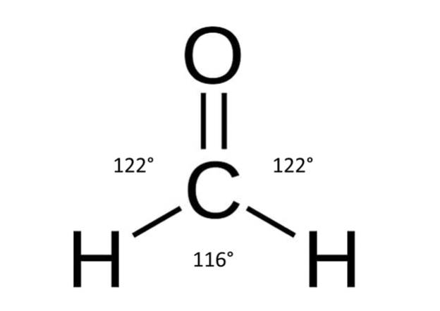 Solved Formaldehyde (CH20) is a trigonal planar | Chegg.com