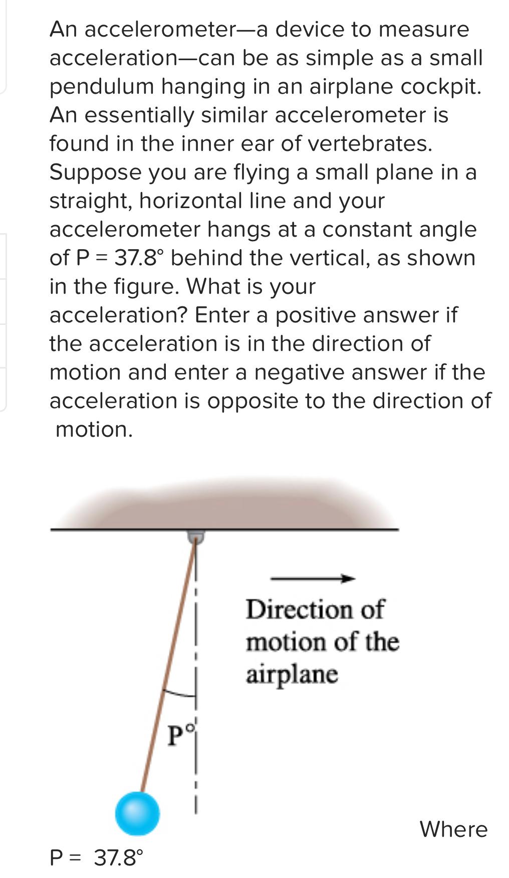 Solved An accelerometer-a device to measure acceleration-can | Chegg.com