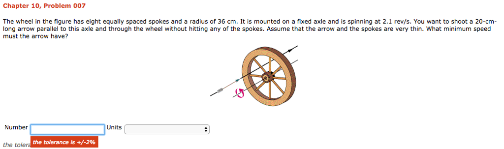Solved Chapter 10, Problem 007 The wheel in the figure has | Chegg.com