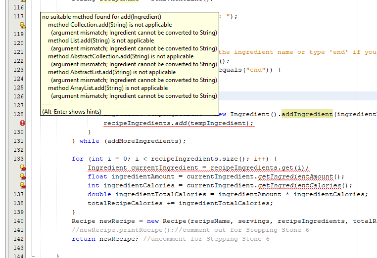 Solved Need help cleaning up Java code. I have put together | Chegg.com
