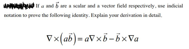 Solved want to find the persones If a and 5 are a scalar and | Chegg.com
