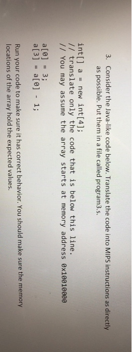 Solved Consider the Java-like code below. Translate the code | Chegg.com