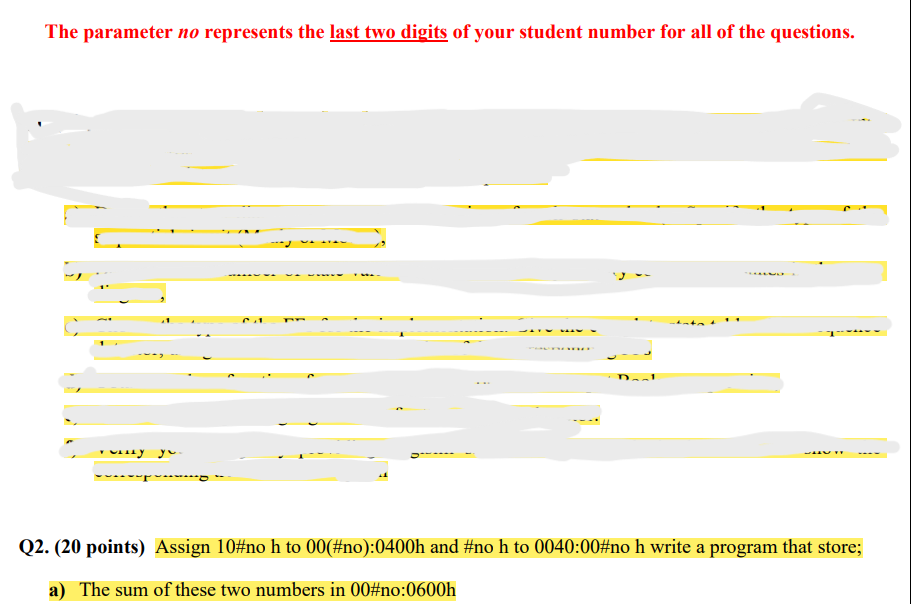 Solved (Ex: for 122202099 / (99)10 = (63)16, ﻿no=63 ﻿H)NOTE: | Chegg.com