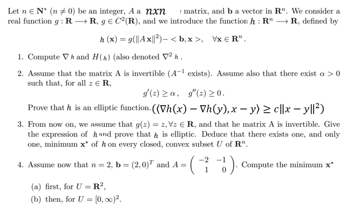 Solved Let N E N N 0 Be An Integer A A Nxn • Matrix 3095