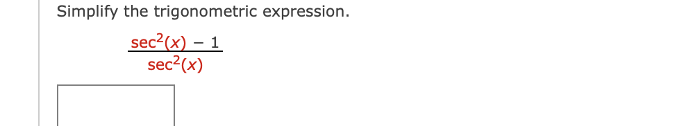 Solved Simplify the trigonometric expression. cos3(x) + | Chegg.com