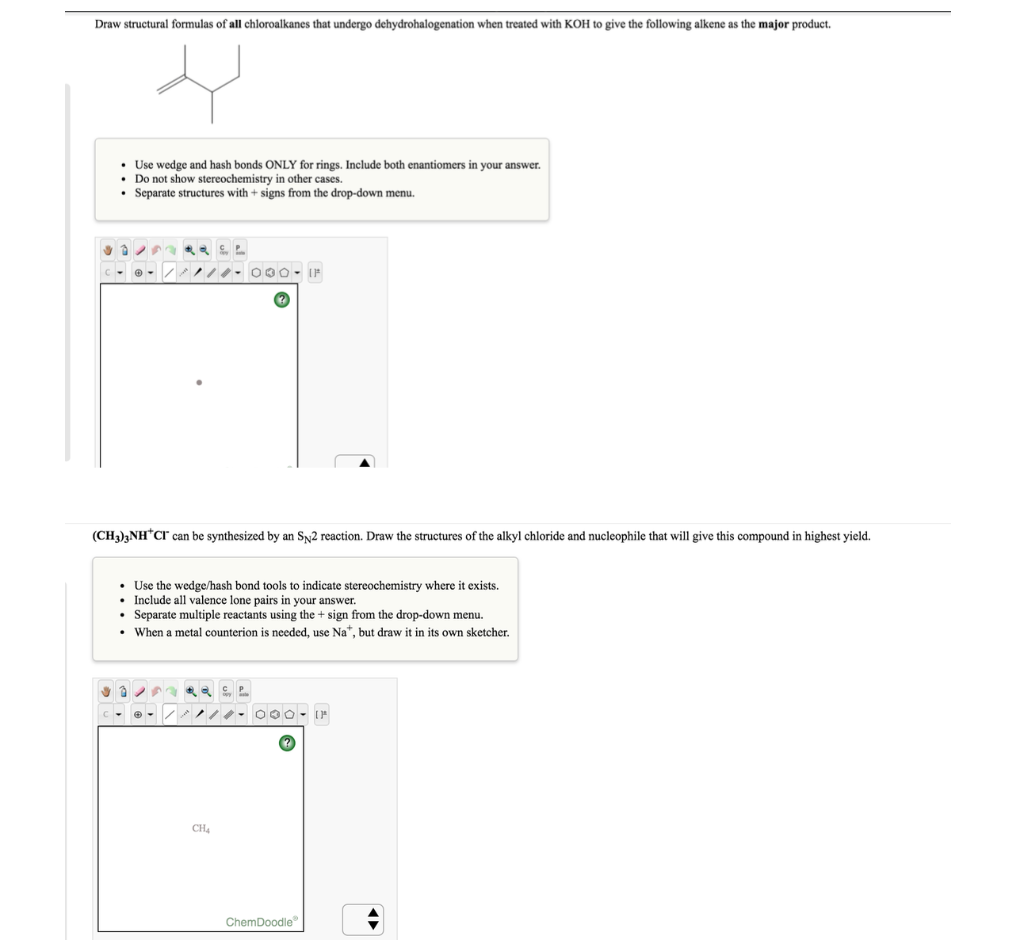 Solved Draw structural formulas of all chloroalkanes that | Chegg.com