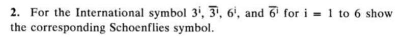 2. For the International symbol 31, 3', 6', and 7 for | Chegg.com
