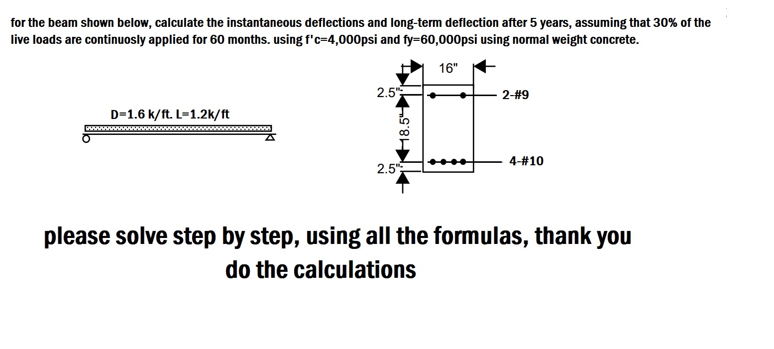 please solve step by step, using all the formulas, | Chegg.com