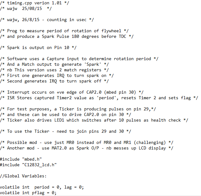 QUESTION Using Mbed Adjust the code to keep advance | Chegg.com