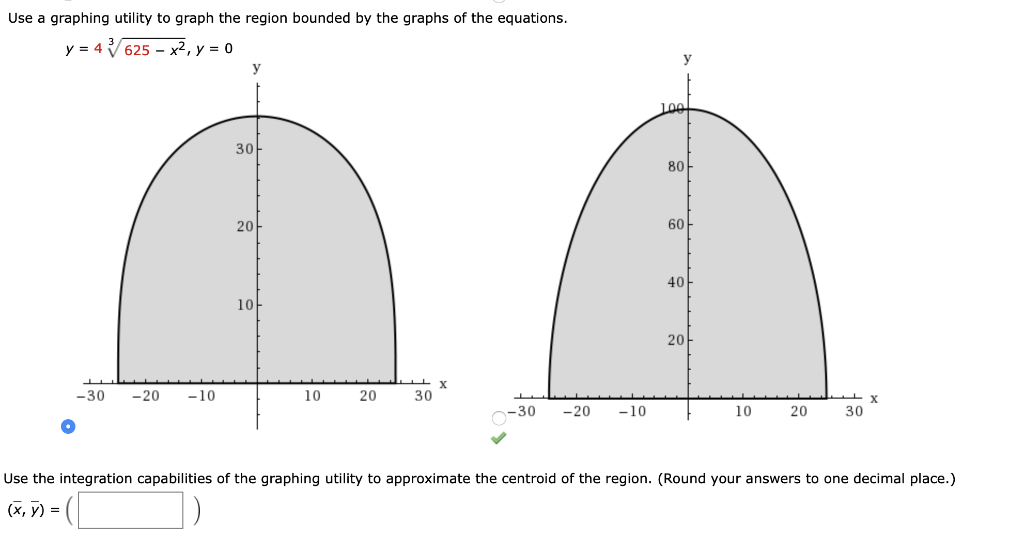 Solved Use a graphing utility to graph the region bounded by | Chegg.com
