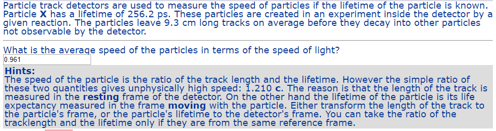 Solved Particle track detectors are used to measure the | Chegg.com