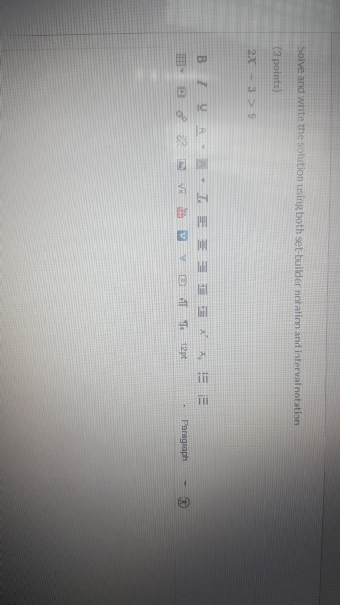 Solved Solve and write the solution using both set-builder | Chegg.com