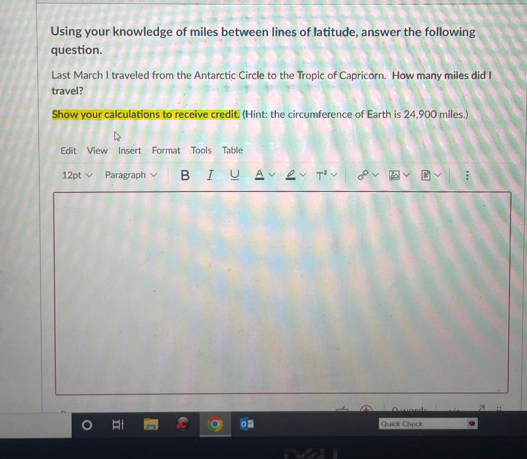 Solved Using your knowledge of miles between lines of | Chegg.com
