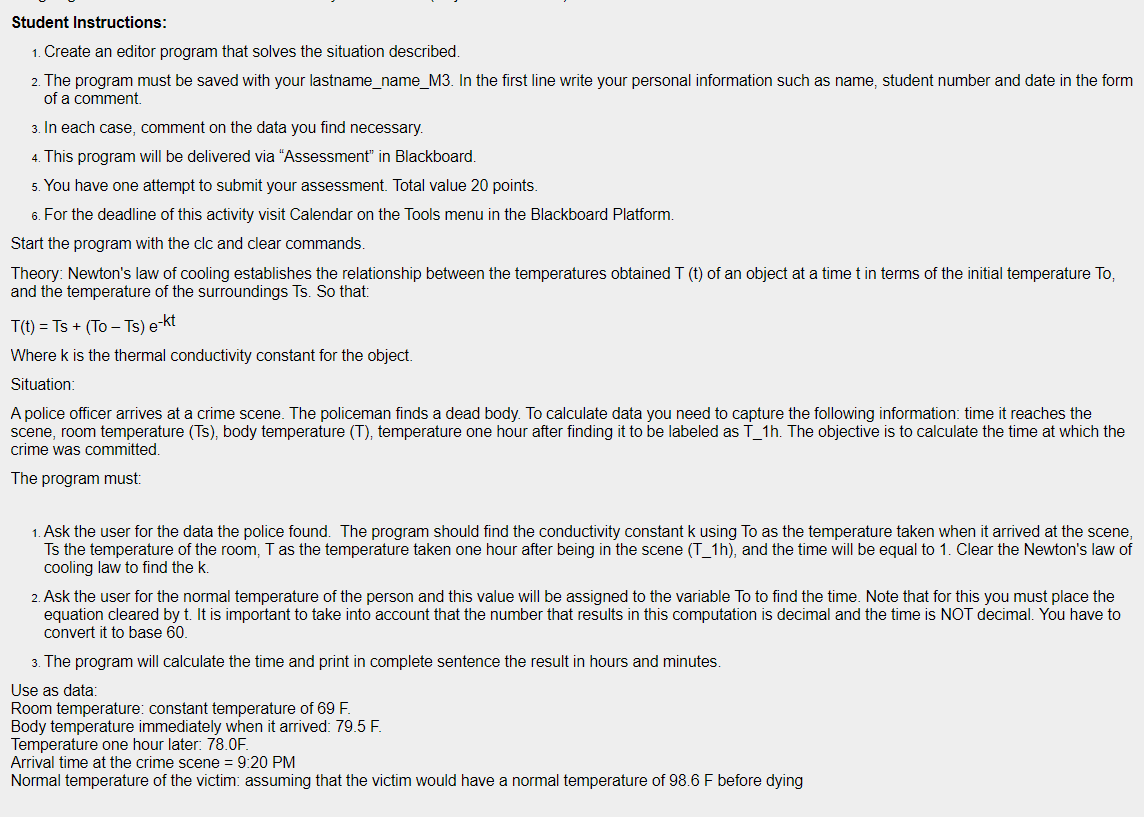 Solved Assessment 3.1 Construct the flowchart of the | Chegg.com