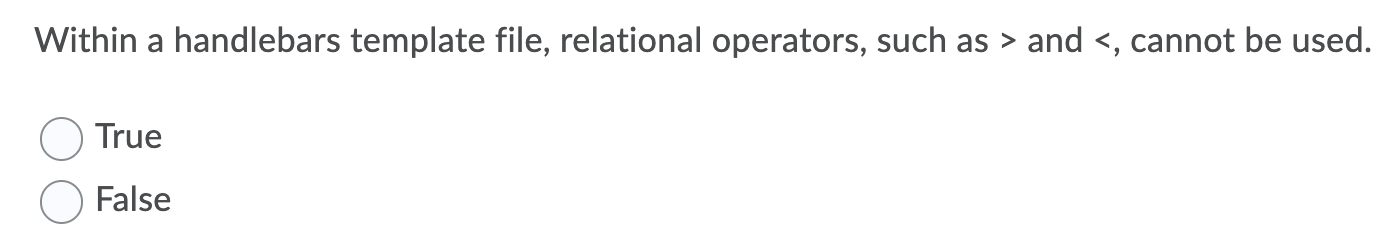 Solved Within a handlebars template file, relational | Chegg.com