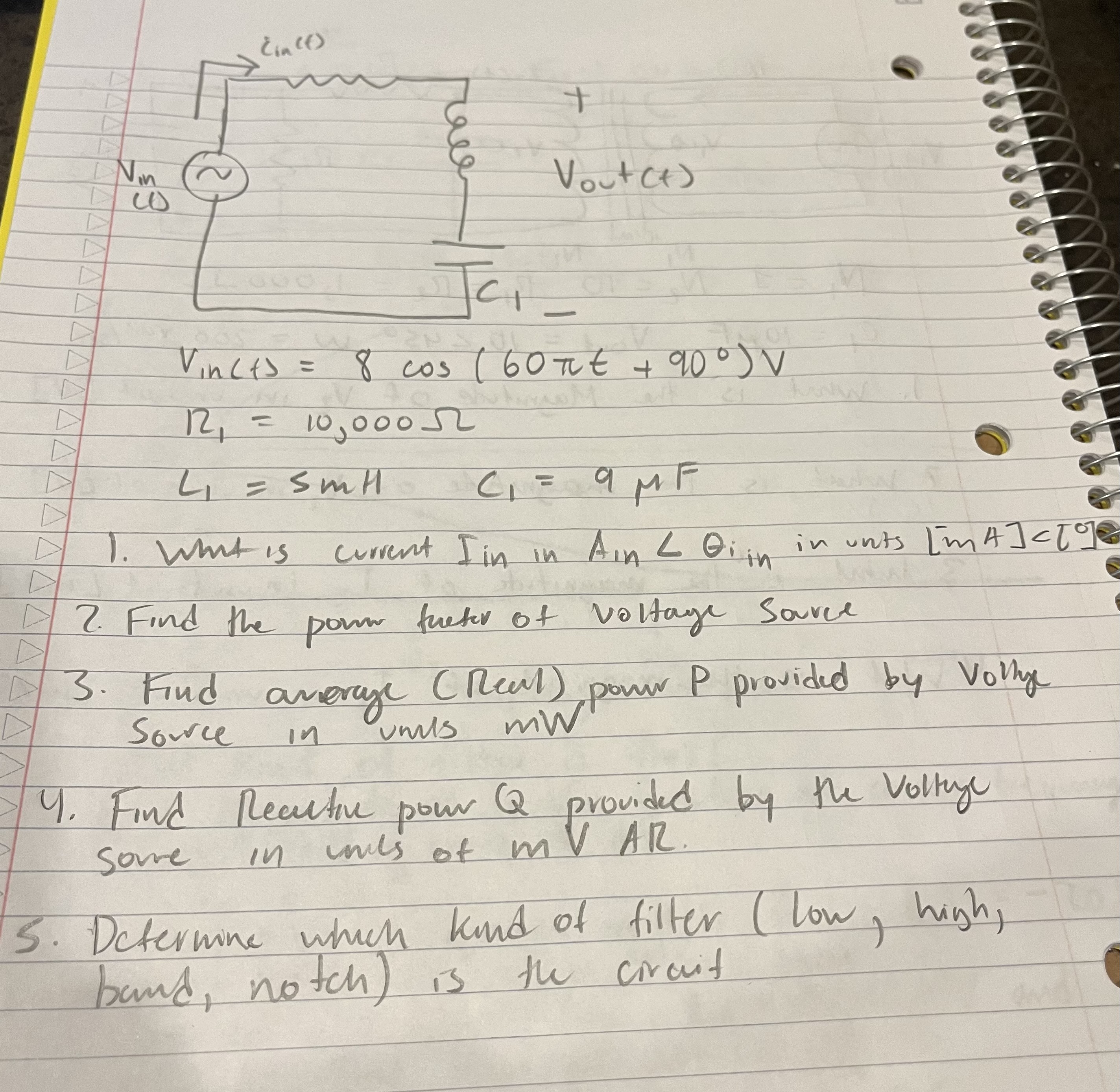Solved Can you help me do my ﻿circuit engineering homework? | Chegg.com