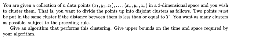 Solved You are given a collection of \\( n \\) data points | Chegg.com