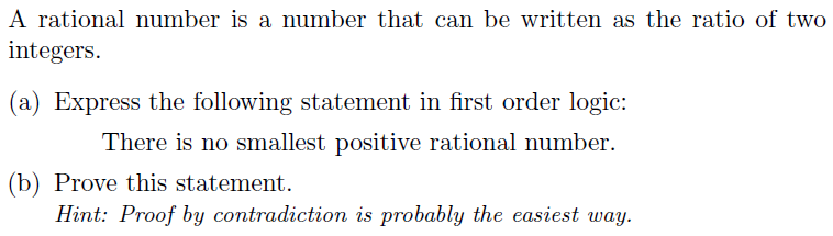 Solved A rational number is a number that can be written as | Chegg.com