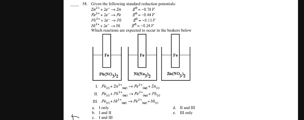 Solved Given the following standard reduction | Chegg.com