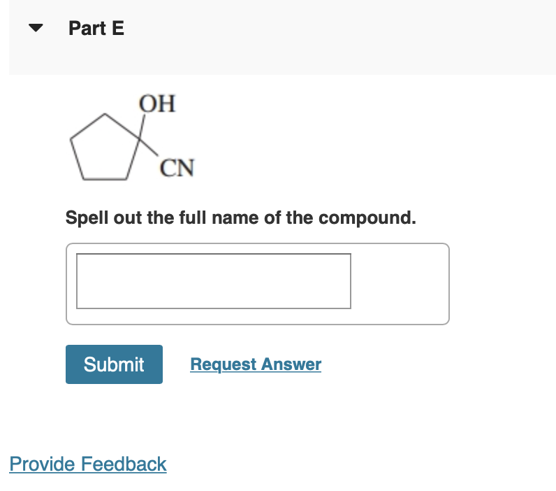 Solved Part A A PhCH(CH3)COOCH3 Spell out the full name of | Chegg.com