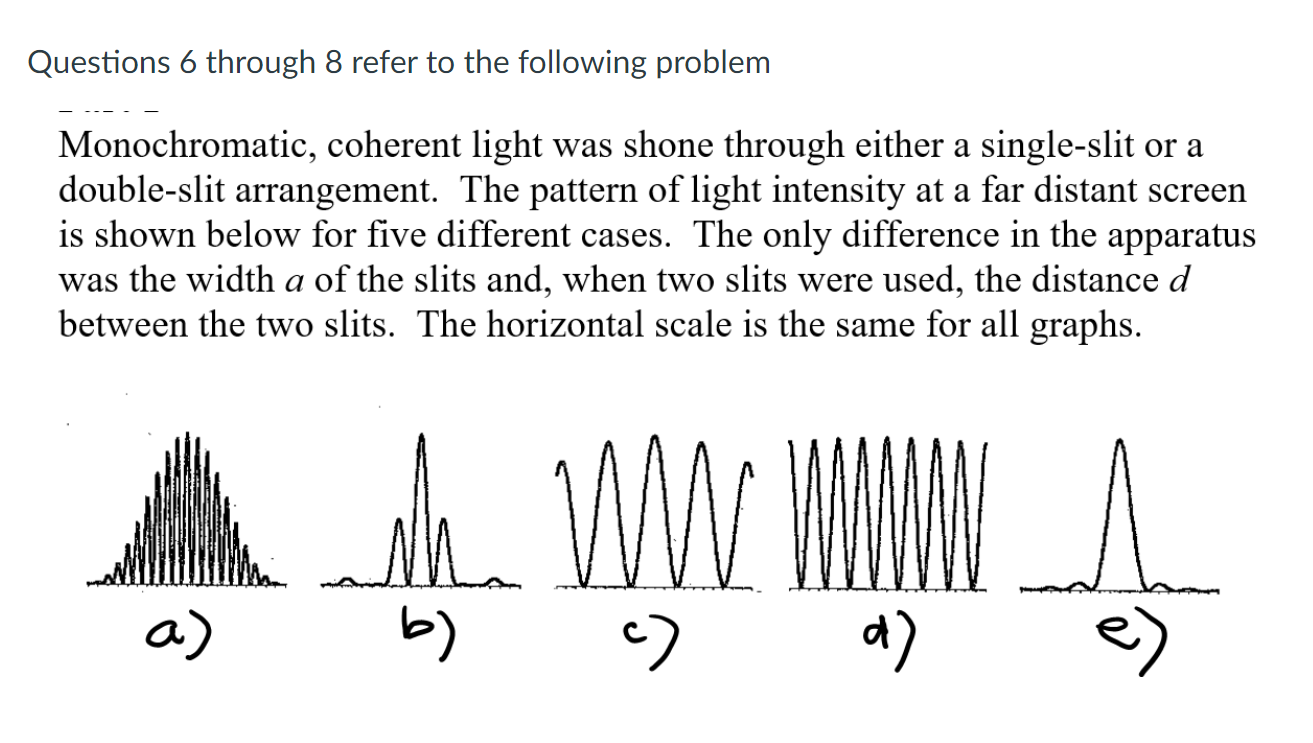 Solved 6) For each of the cases a) through e), state whether | Chegg.com