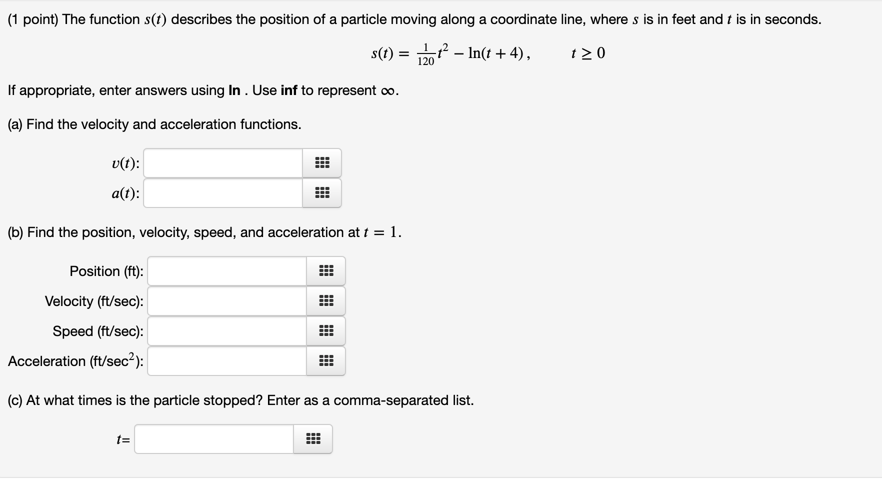 Solved (1 point) Consider the function f(x) = 9x2 + 7. Its | Chegg.com