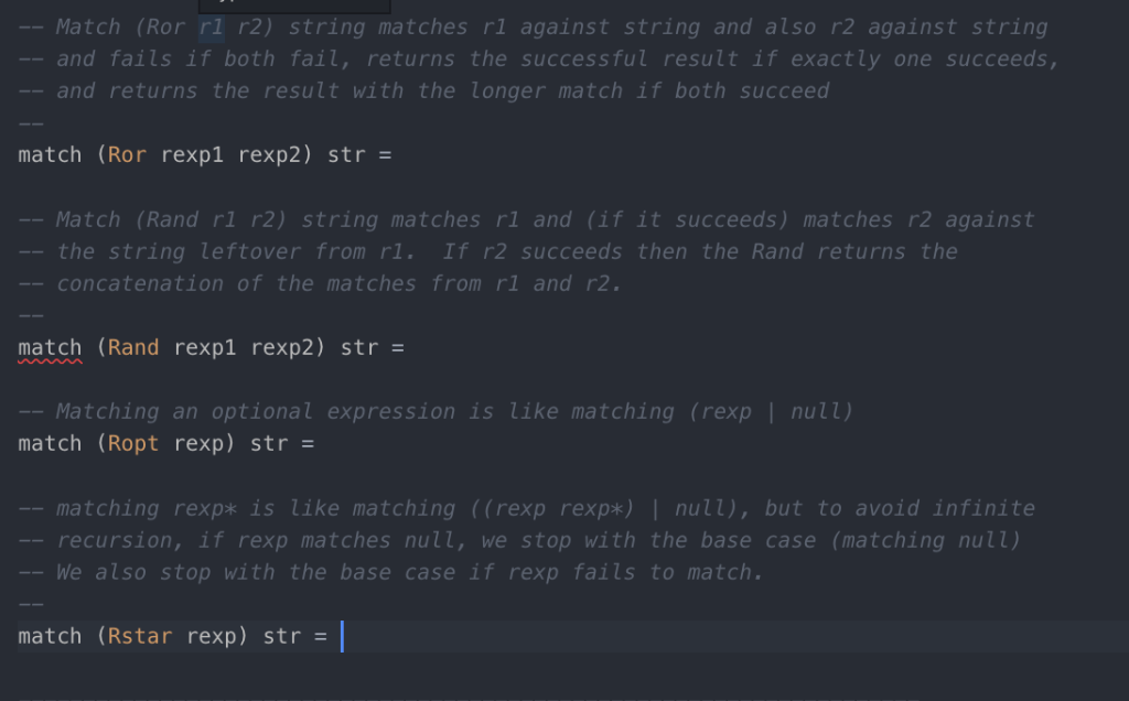 Match regular expressions using backtracing search | Chegg.com